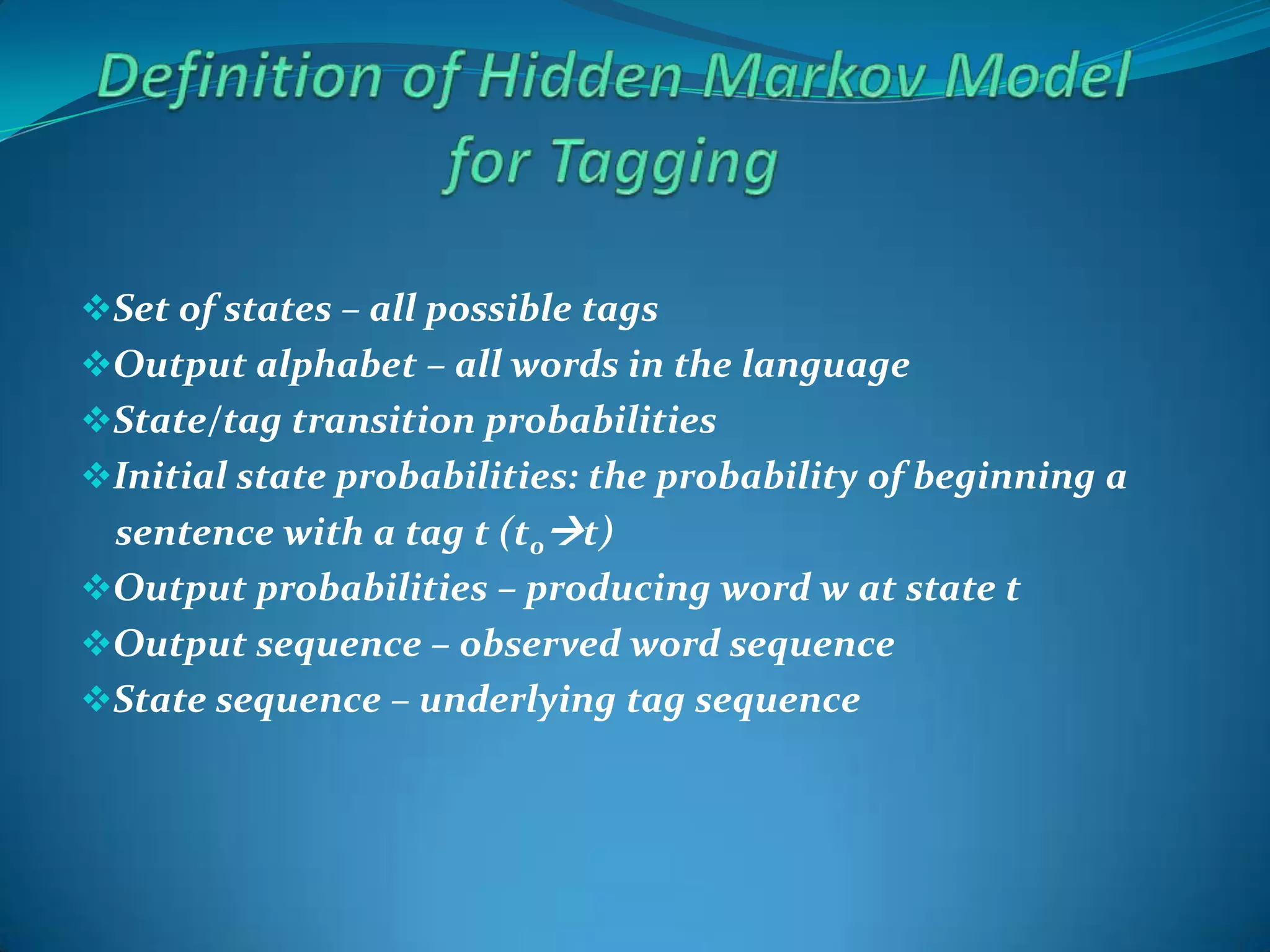 Parts of Speect Tagging | PPTX