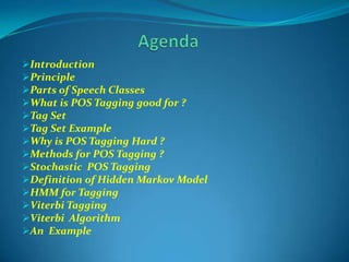 Parts of Speect Tagging | PPTX