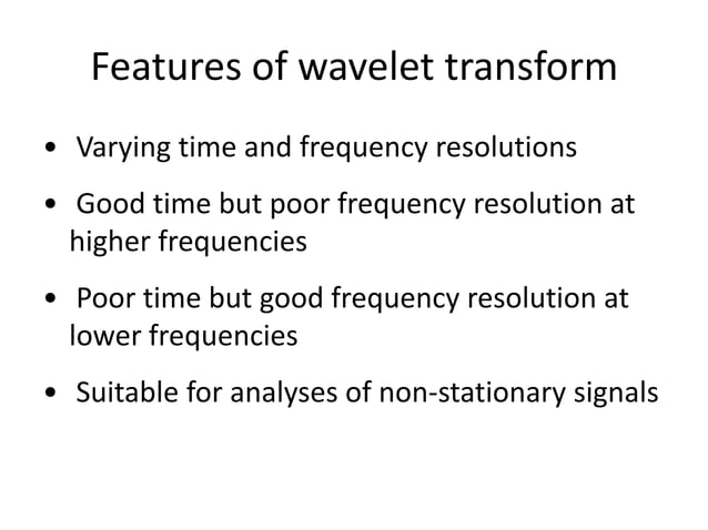 A seminar on INTRODUCTION TO MULTI-RESOLUTION AND WAVELET TRANSFORM ...
