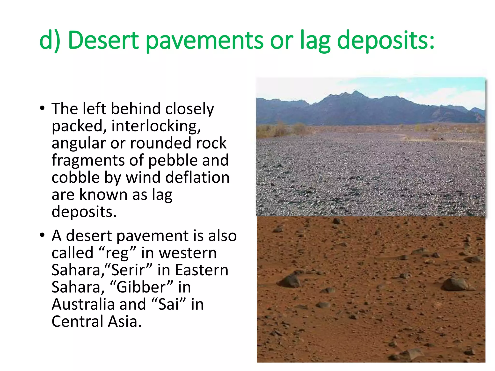 aeolian landforms | PPTX