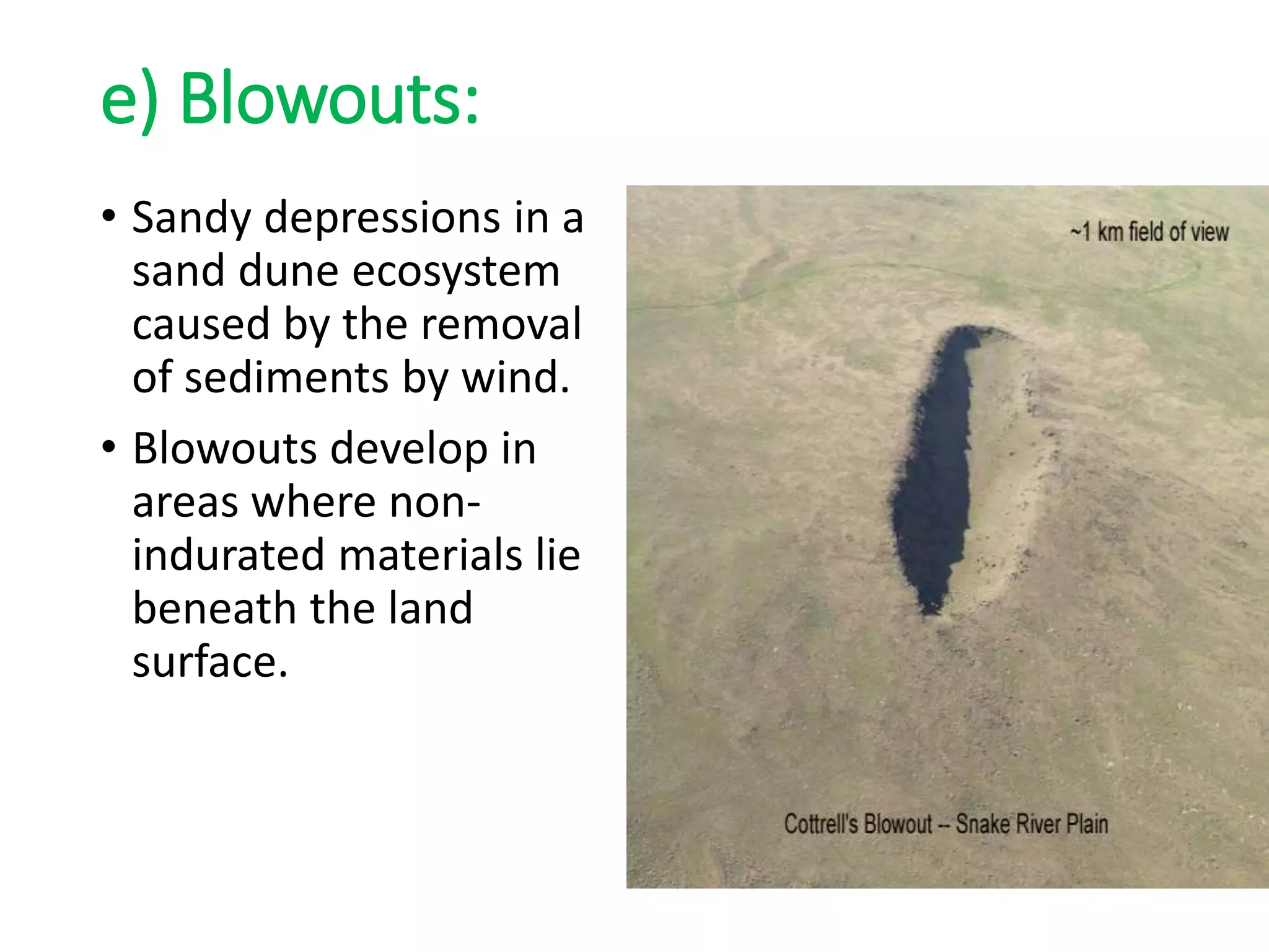 aeolian landforms | PPTX