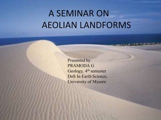 Aeolian Landforms
