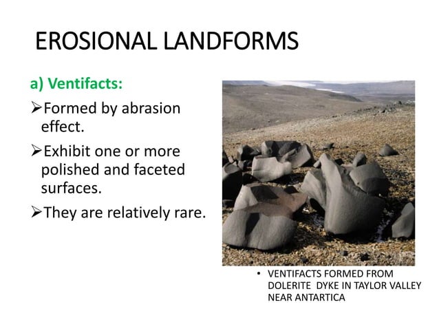 aeolian landforms | PPTX | Geology | Science