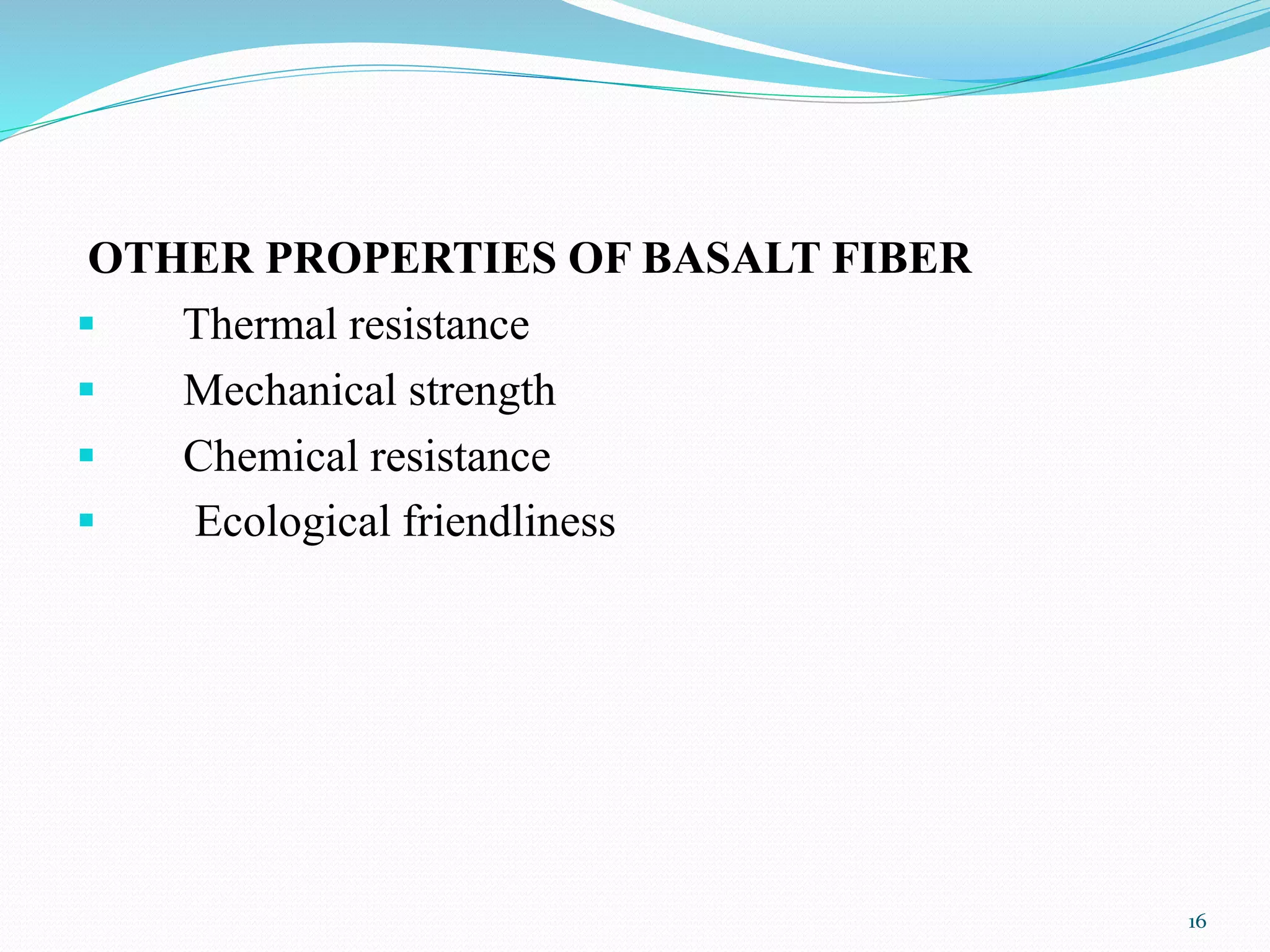 A seminar on Basalt fiber | PPT