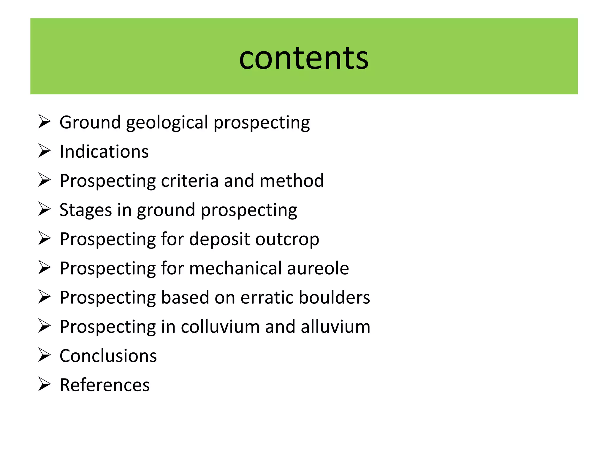 geological ground prospecting method.ppt