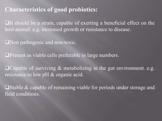 A seminar on immunostimulants and probiotics | PPTX