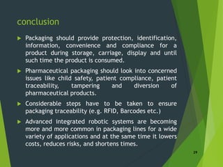 A seminar on packaging technology | PPTX