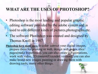 PHOTOSHOP BASICS | PPTX