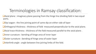 A seminar on ramsay classification of fold | PPTX