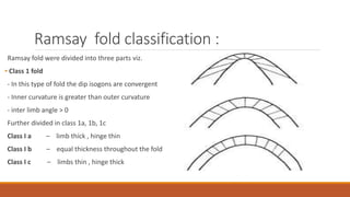 A seminar on ramsay classification of fold | PPTX