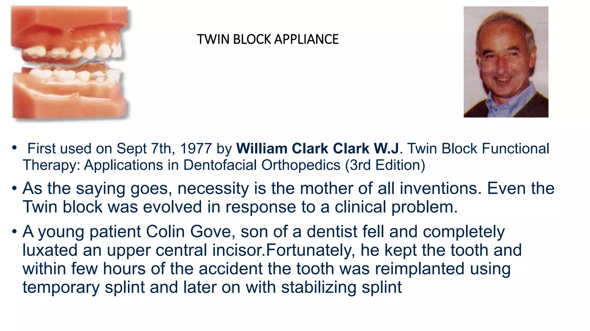twin block appliance | PPTX