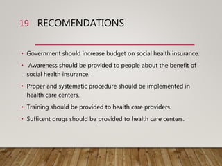 A seminar presentation on social health insurance in Nepal | PPTX