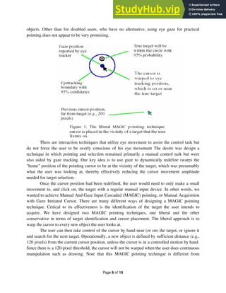A Seminar Report On Blue Eyes Technology Submitted By | PDF