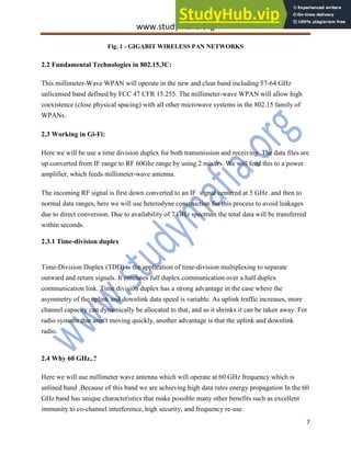 A Seminar Report On Gi-Fi Technology | PDF