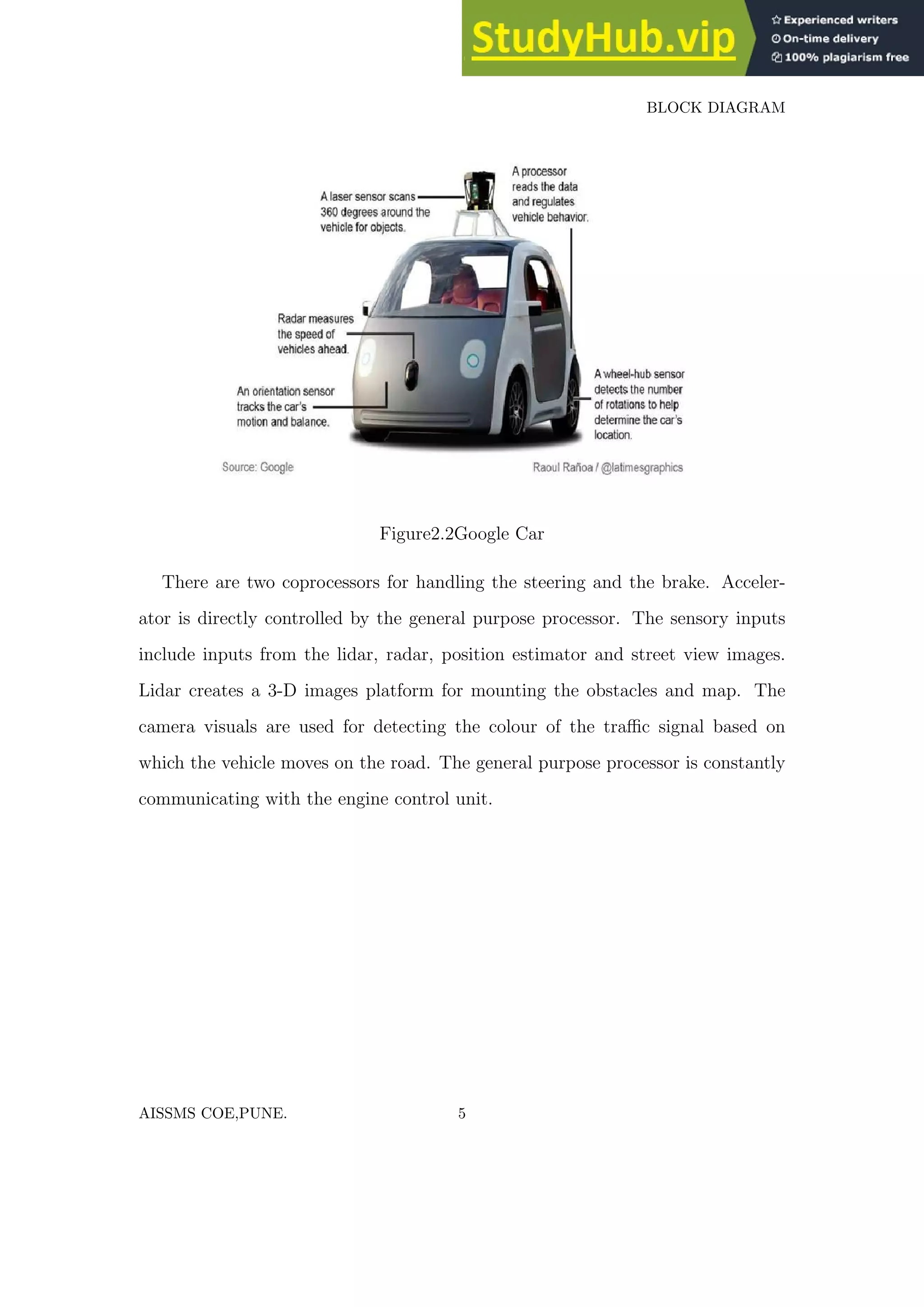 A SEMINAR REPORT ON GOOGLE DRIVERLESS CAR | PDF | Driverless Cars ...