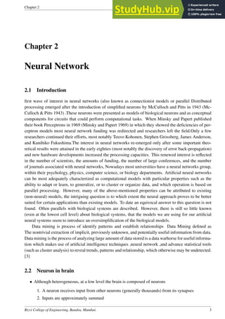 A Seminar Report On NEURAL NETWORK | PDF