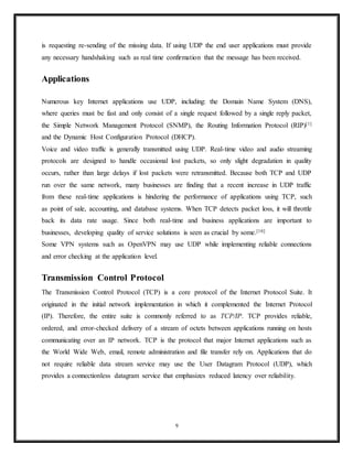 User datagram protocol | DOC | Internet | Computing
