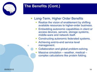 Autonomic Computing: Vision or Reality - Presentation | PPT