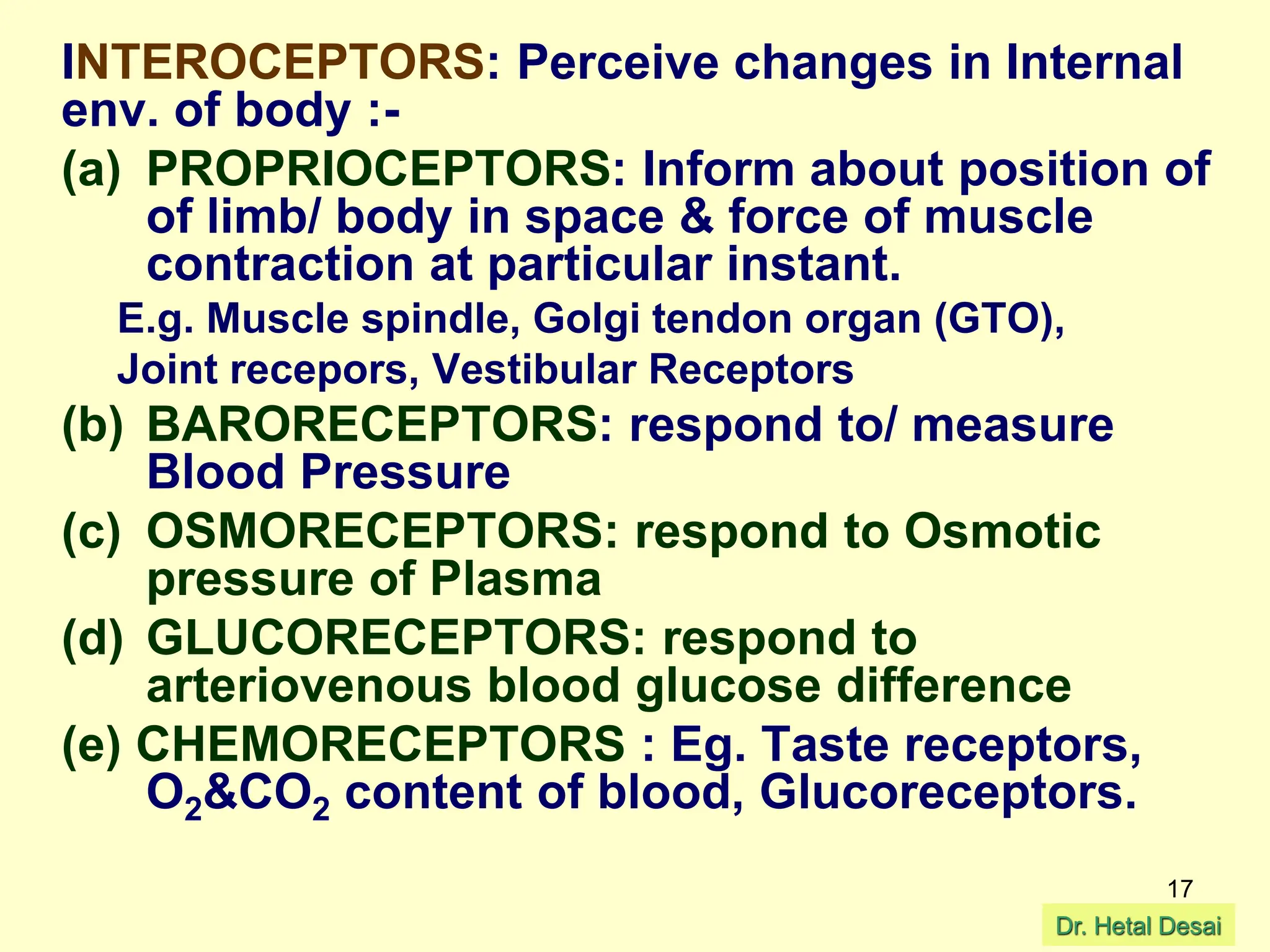SENSORY RECEPTORS. Physiology , 1st year mbbs/bhms/etc | PDF