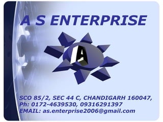 A S Enterprise | PPT | Civil Engineering Industry | Industries