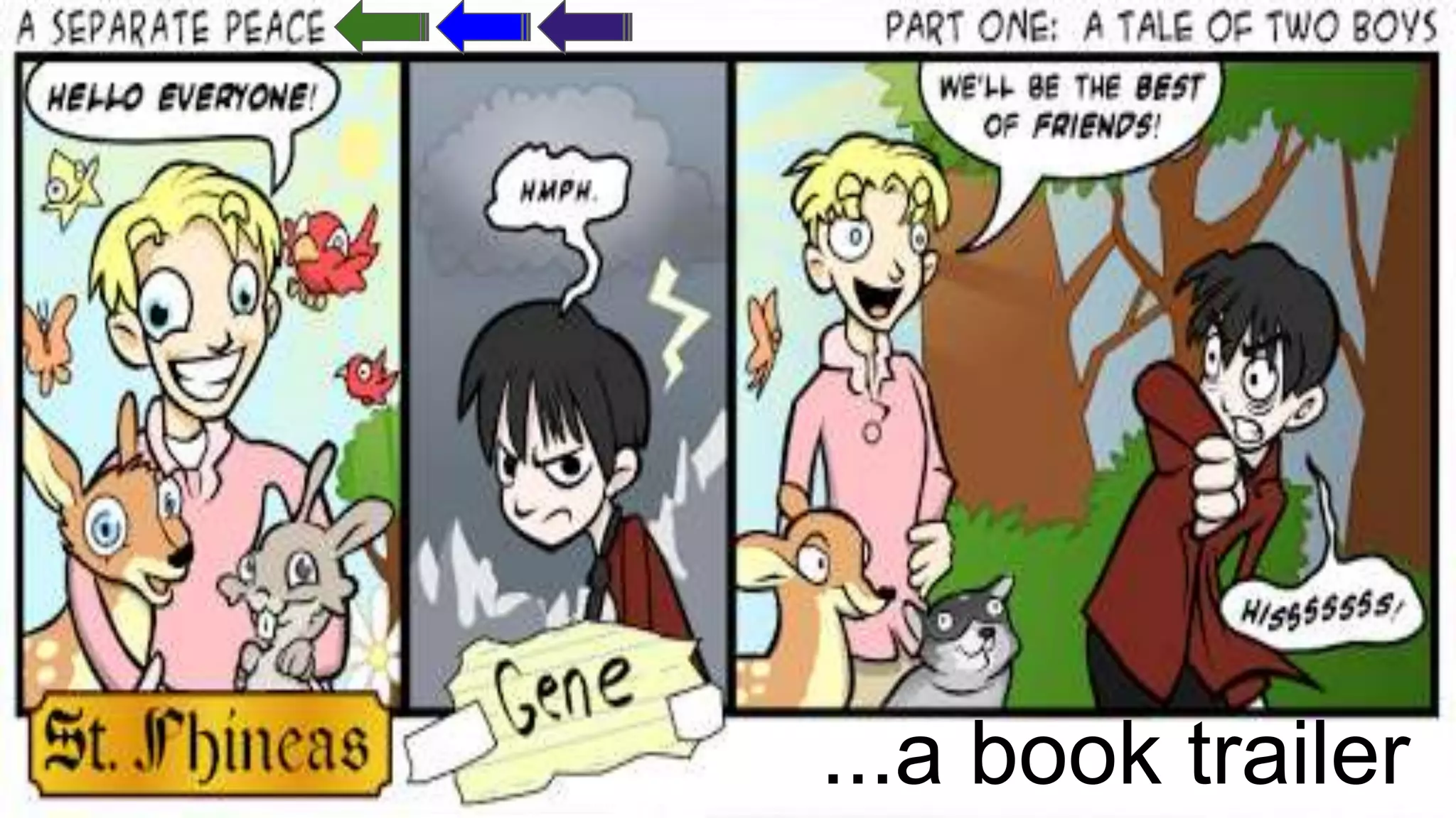 A separate peace book trailer | PPT