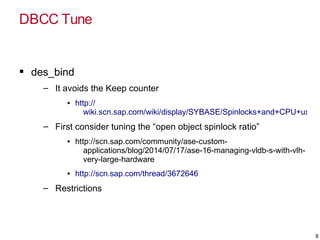 ASE Performance and Tuning Parameters Beyond the cfg File | PPT