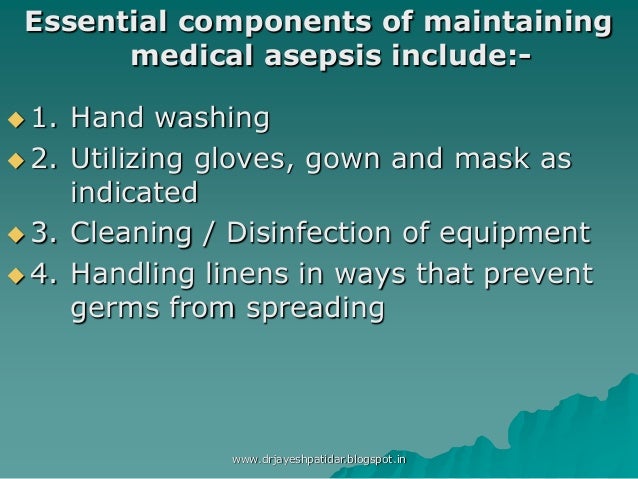 Medical definition of medical asepsis - mrrilo