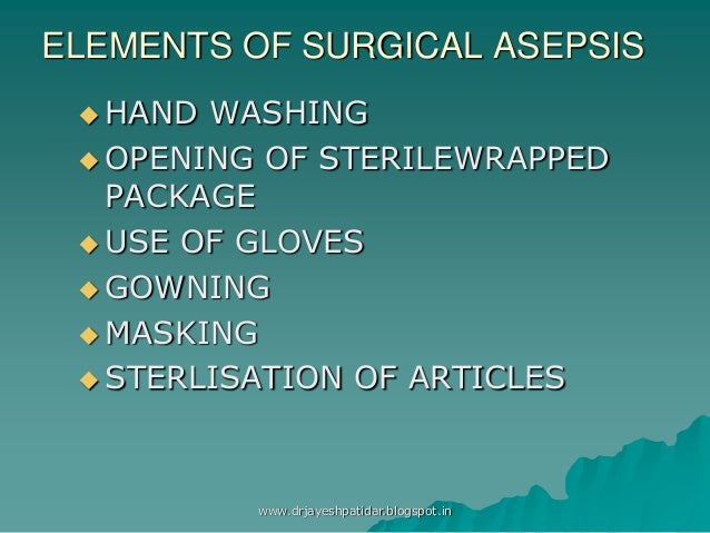 Asepsis