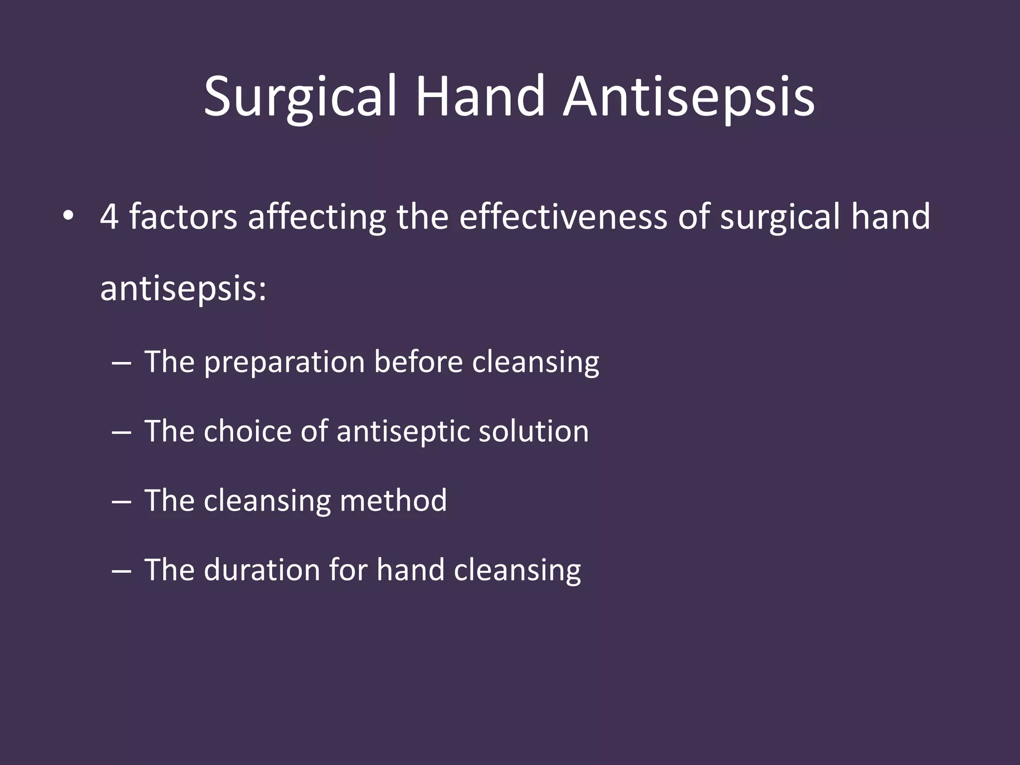 Asepsis and antisepsis | PPTX
