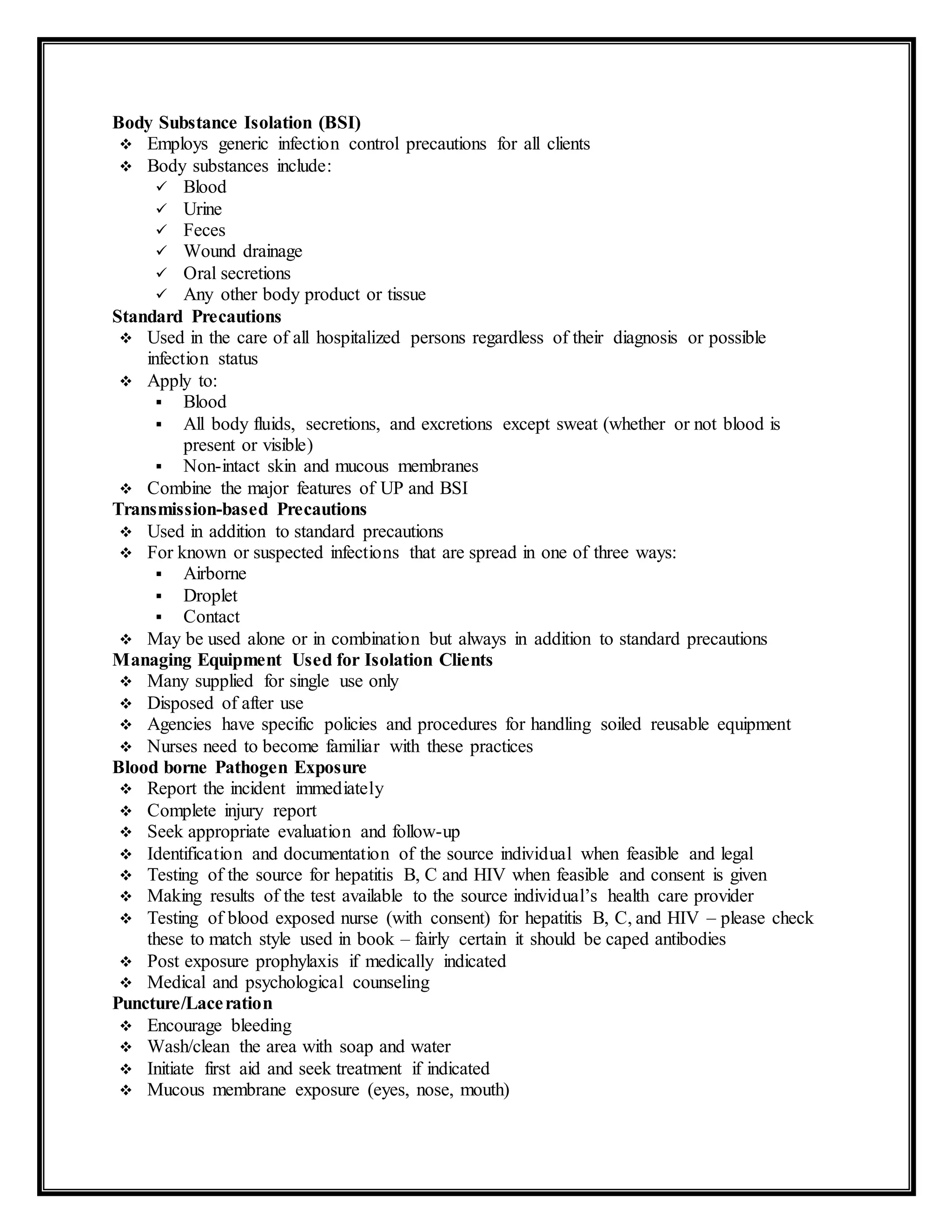 Asepsis | DOCX