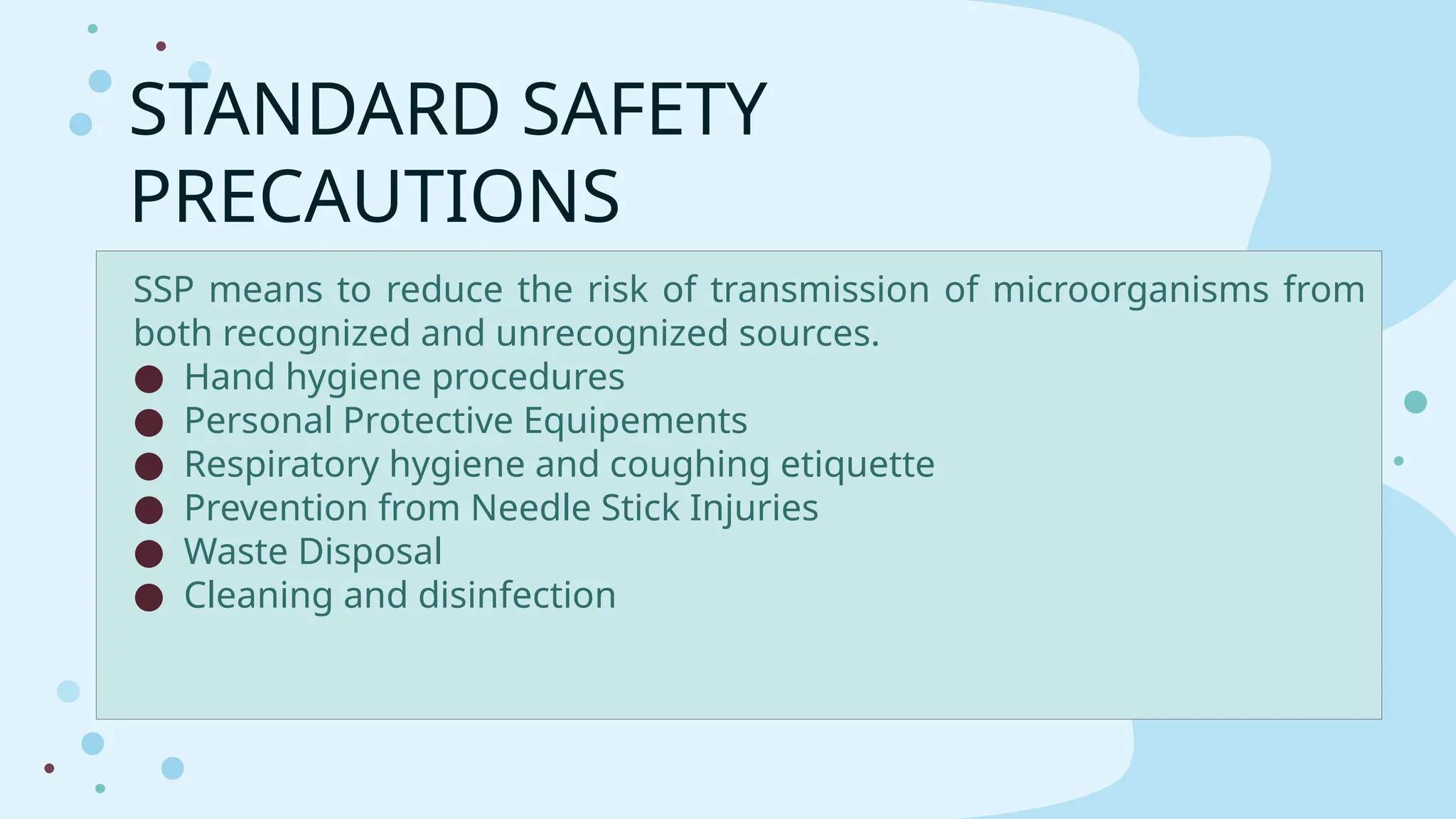 ASEPSIS + STANDARD SAFETY PRECAUTIONS.pptx