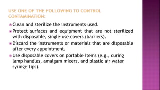 Asepsis, sterilization and infection control | PPTX