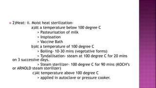 Asepsis, sterilization and infection control | PPTX