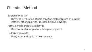 Asepsis surgery and effective sterilization | PPT