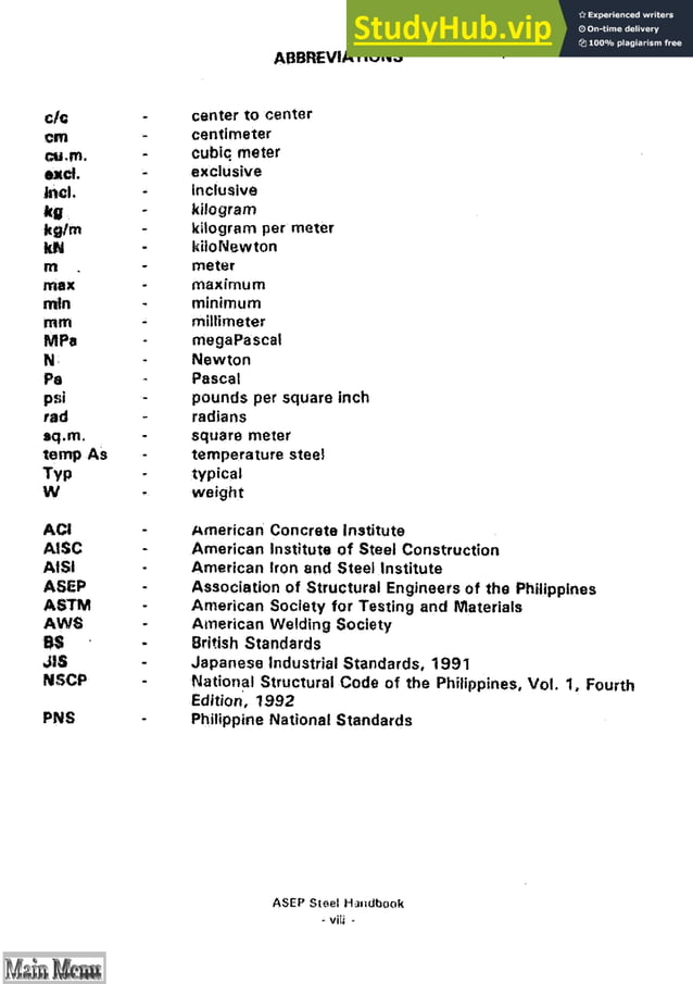 ASEP Steel Handbook | PDF