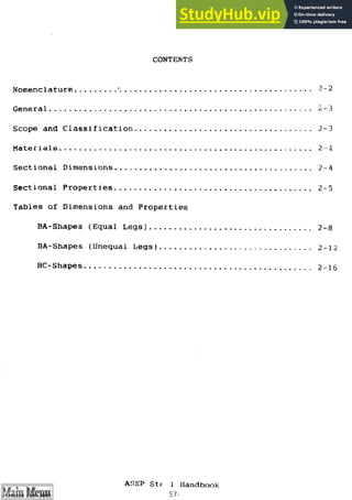 ASEP Steel Handbook | PDF