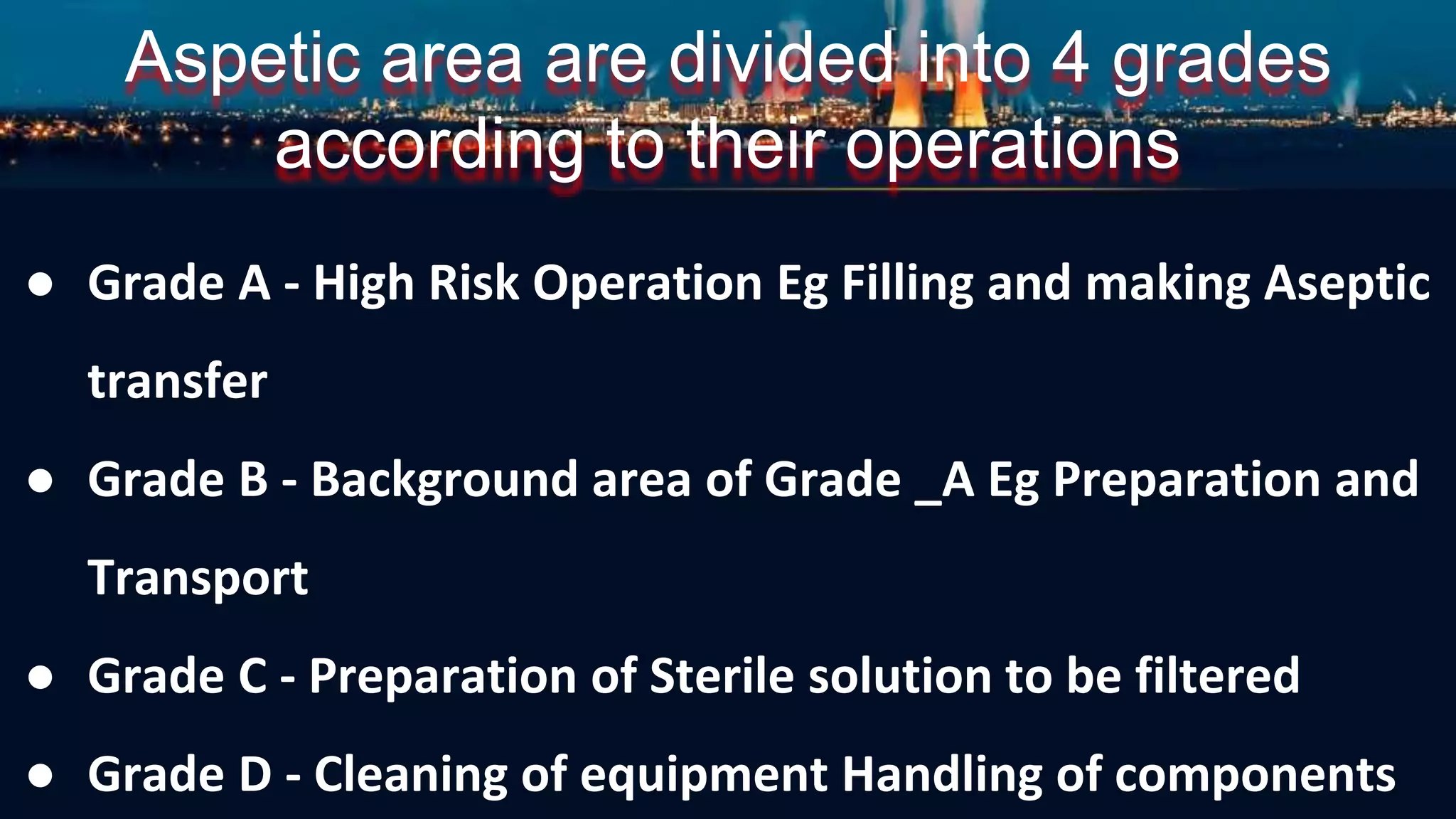 Aseptic area Unit 4 B pharm microbiology | PPTX