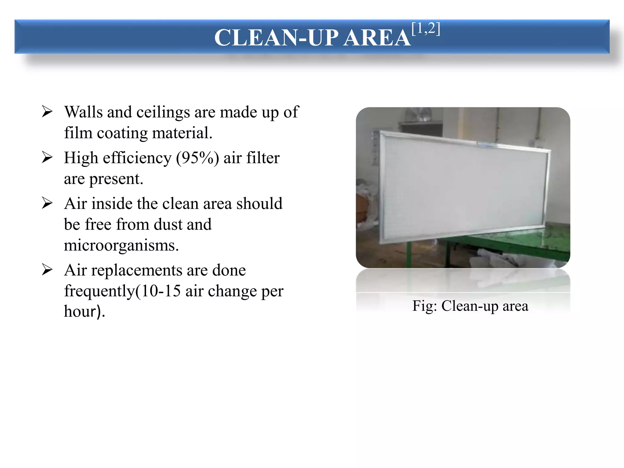 Aseptic area | PPTX