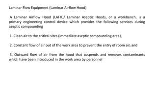 Role and importance of asceptic area for microorganisms transferASEPTIC ...