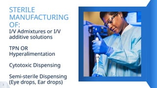 Aseptic Dispensing.pptx hospital practice pharmacy | PPTX