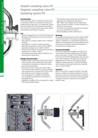 Aseptic double chamber valve | PDF