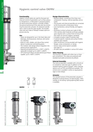 Aseptic double chamber valve | PDF