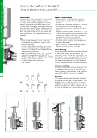 Aseptic double chamber valve | PDF