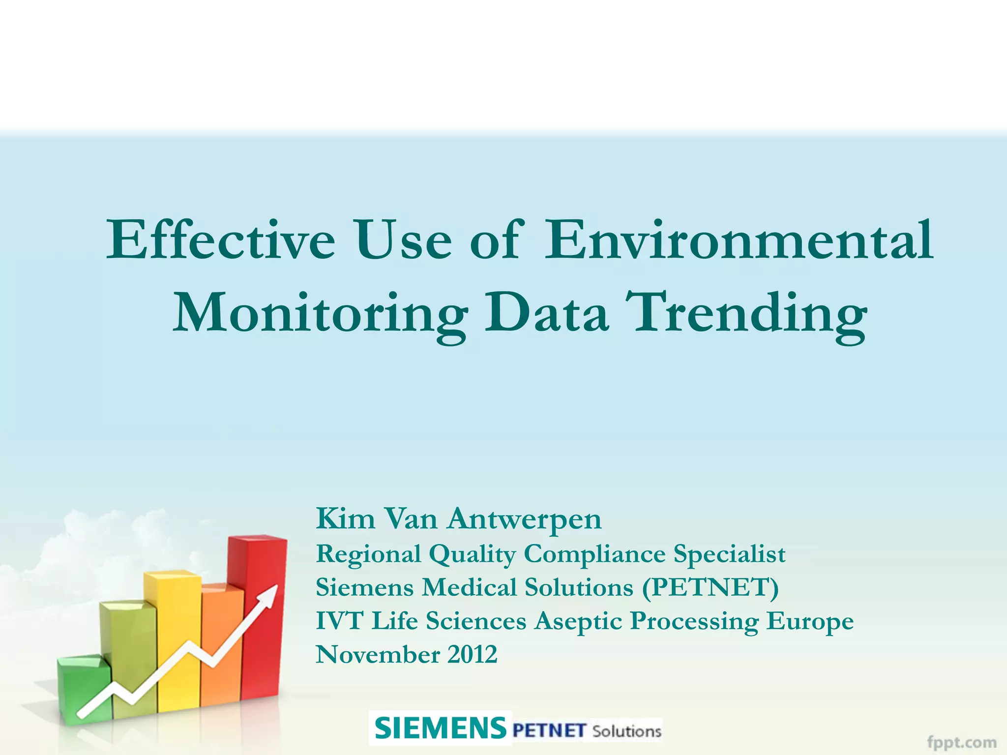 Effective Use of Environmental Monitoring Data Trending | PDF