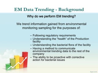 Effective Use of Environmental Monitoring Data Trending | PDF