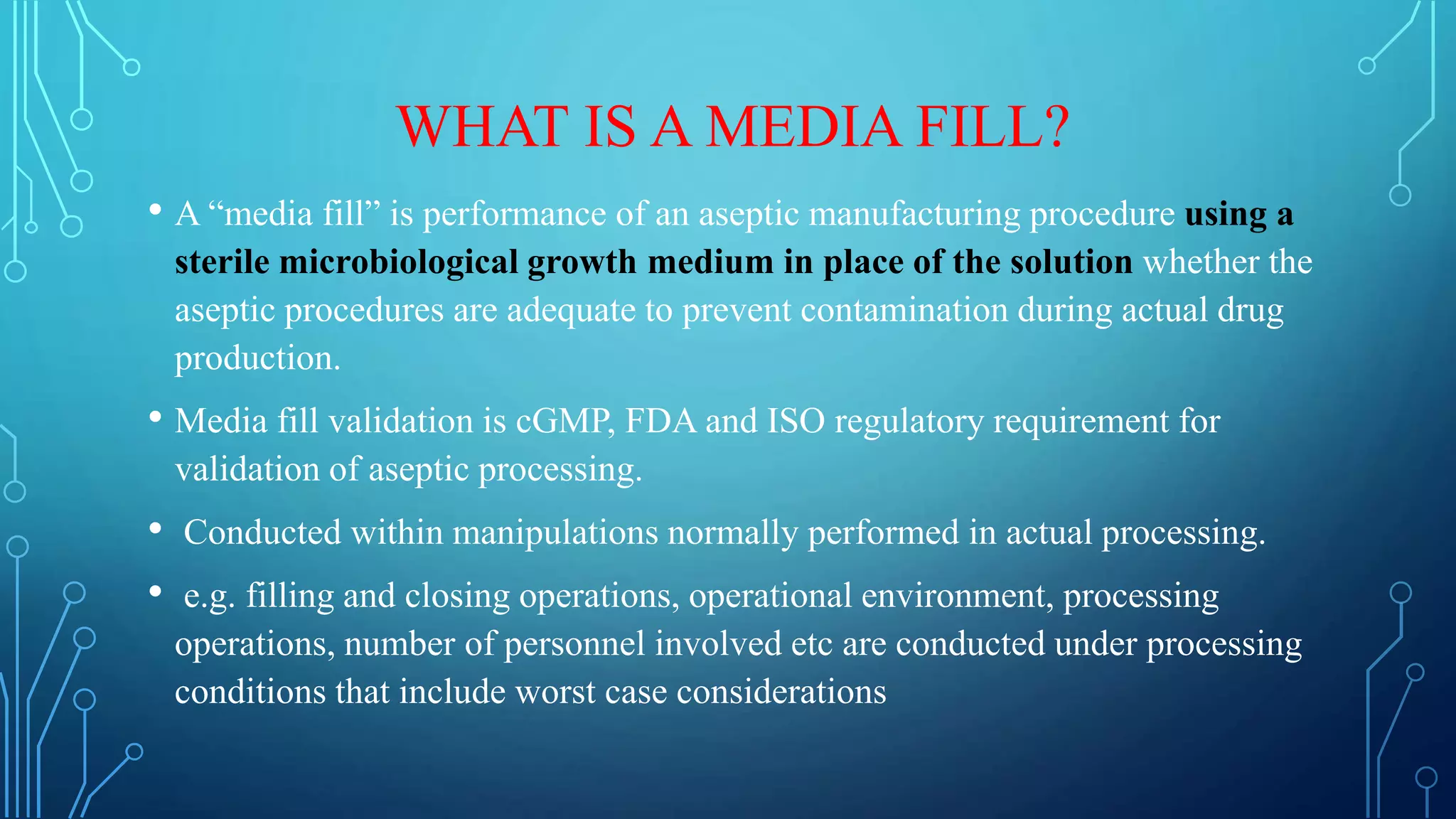 Aseptic filling | PPTX