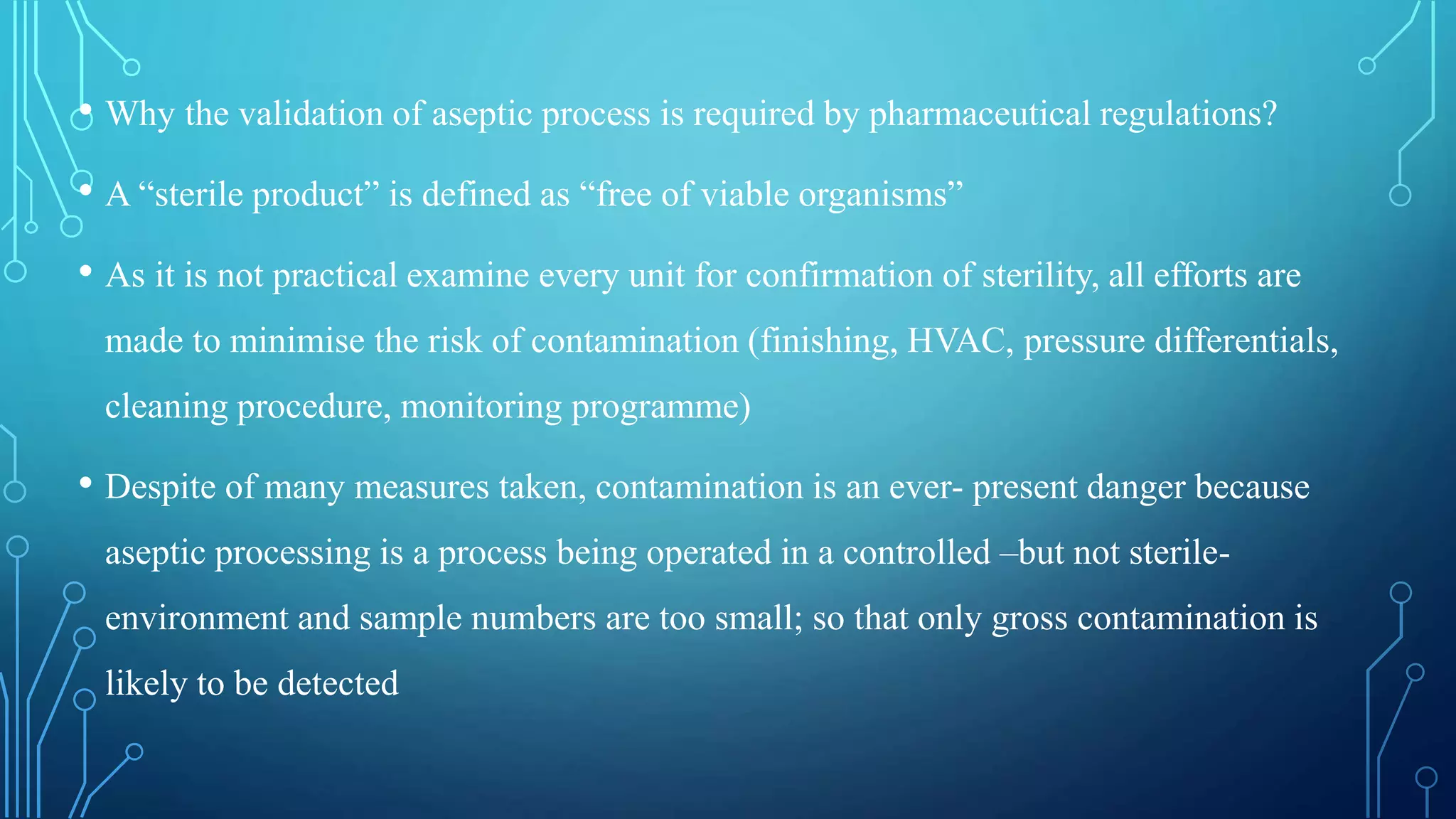 Aseptic filling | PPTX