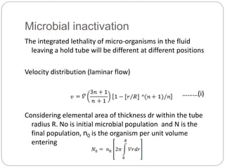 Aseptic process modelling | PPTX | Physics | Science