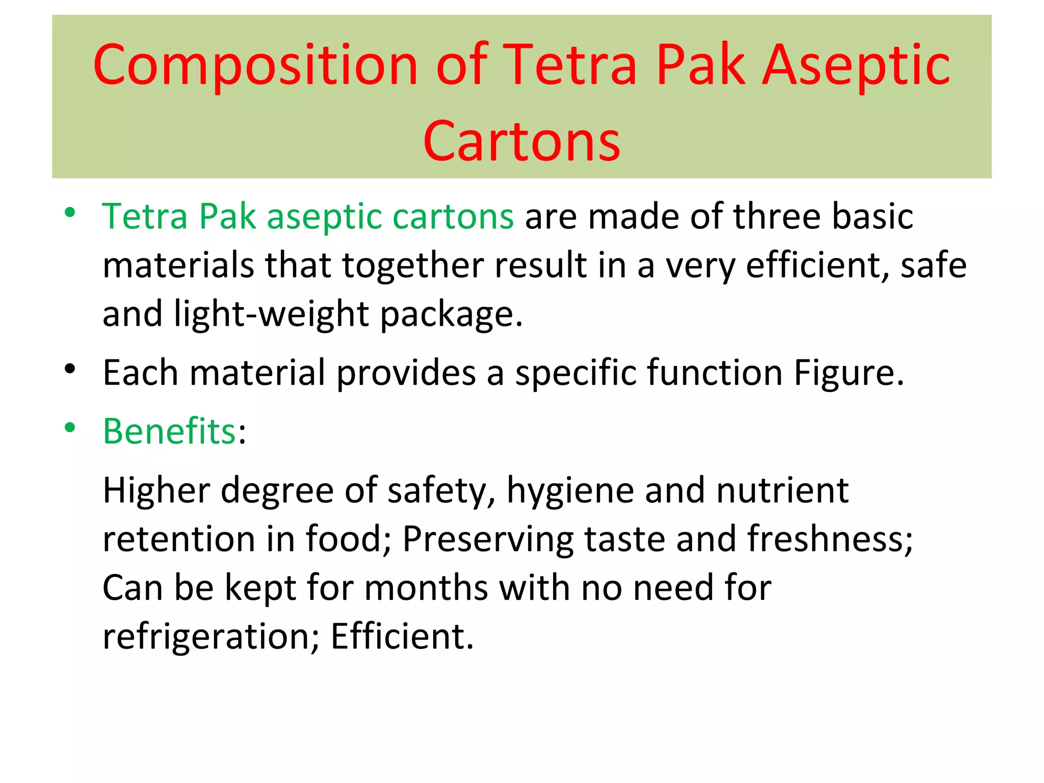 Aseptic packaging | PPT