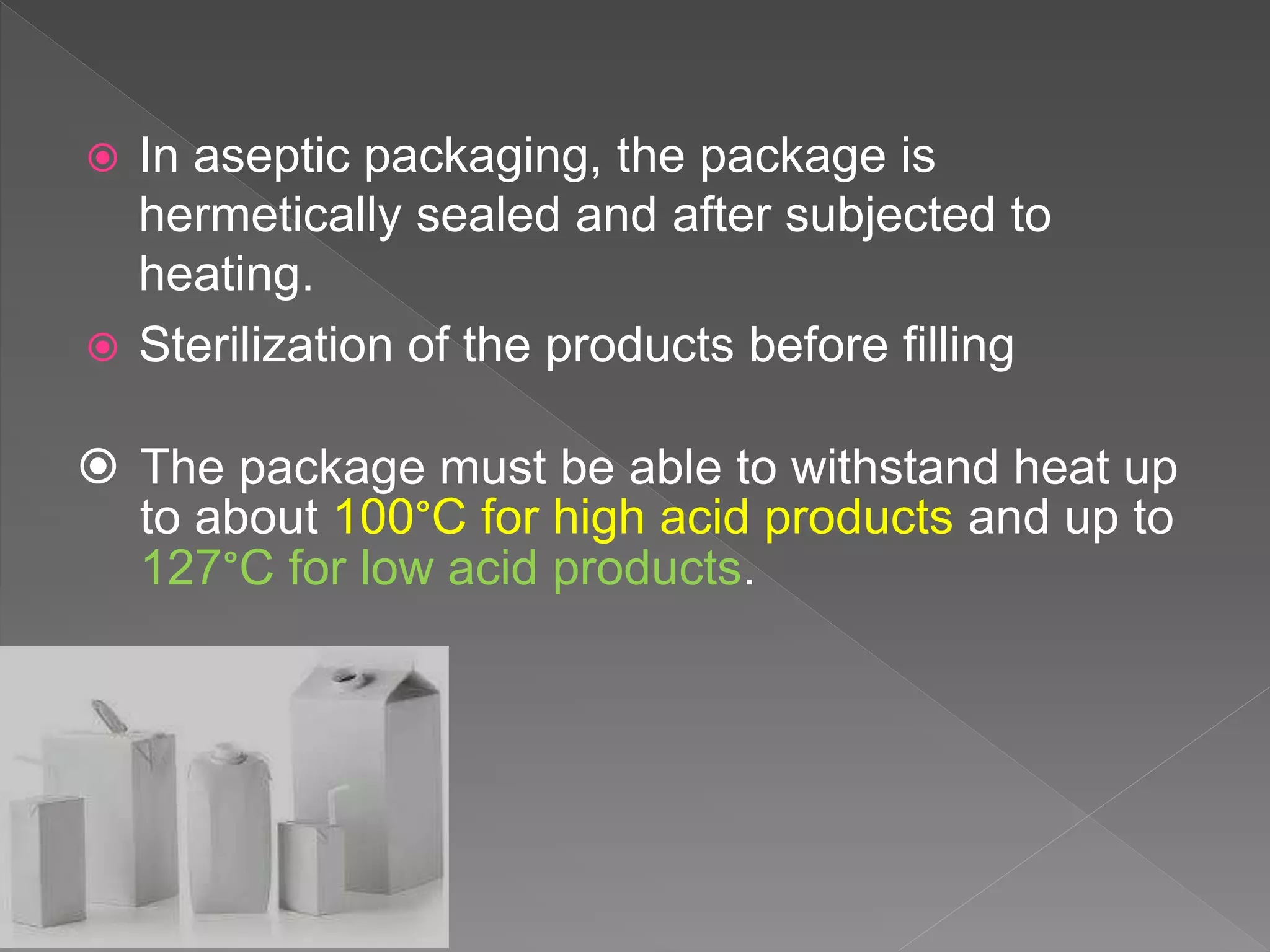 Aseptic packaging | PPTX